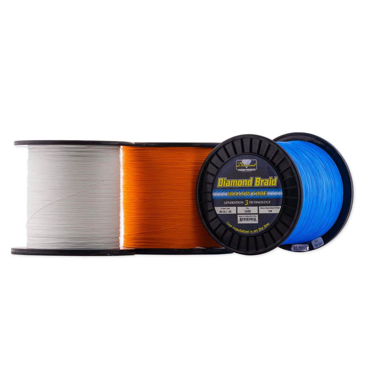 Daiwa Diamond Braid 8x Fishing Line - 600 Yard Spool, Blue - Super ...